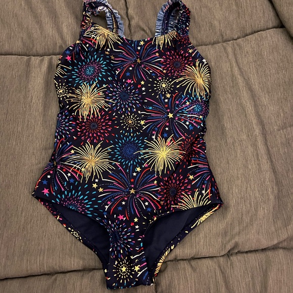 Cat & Jack | Swim | New Girls Fire Works Swimsuit | Poshmark